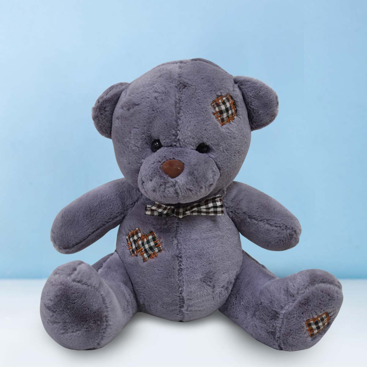 Buy Grey Soft Teddy Bear for Valentine's Day (20cm) Online - Giftcart