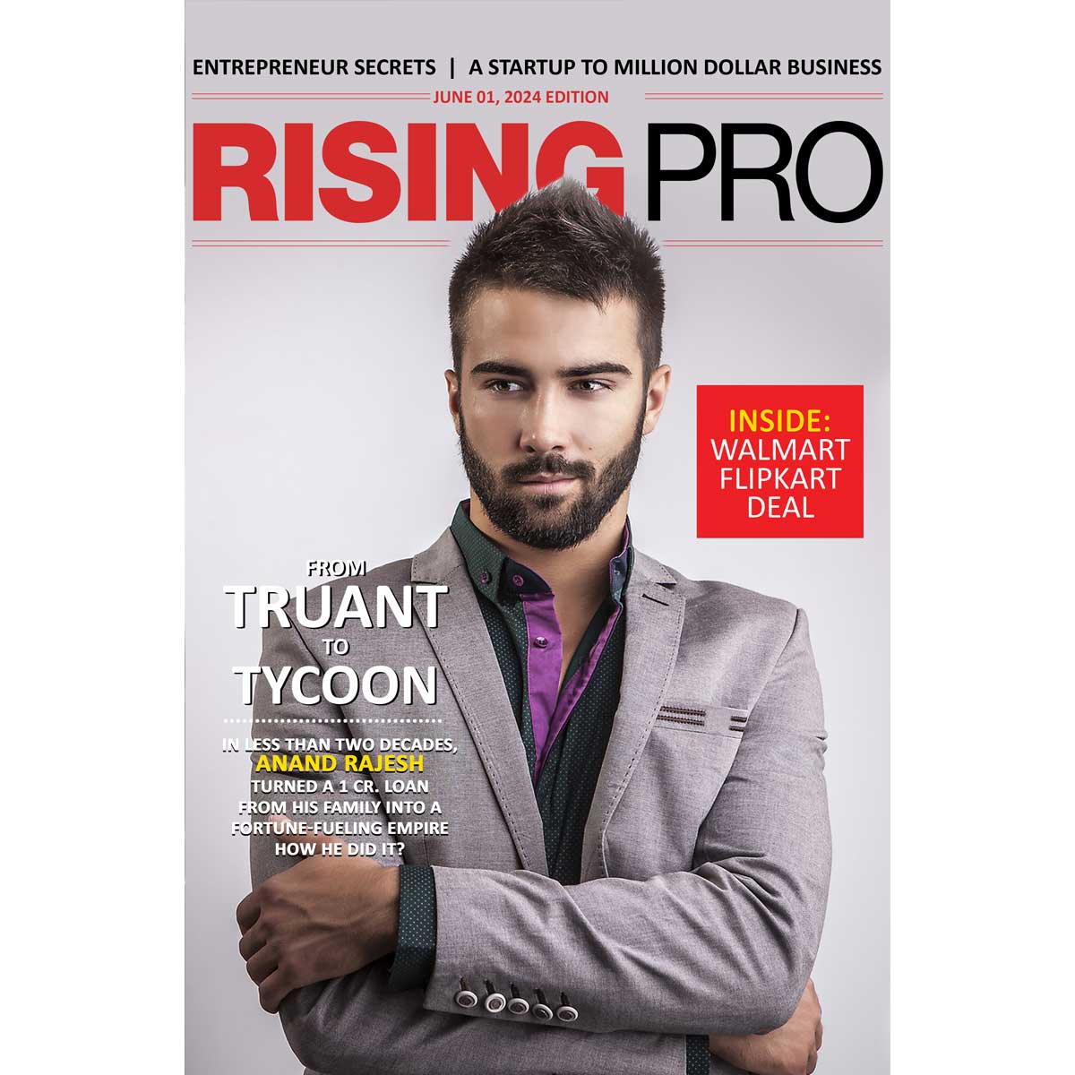 Buy Rising Pro Personalised Magazine Cover from Giftcart.com with ...