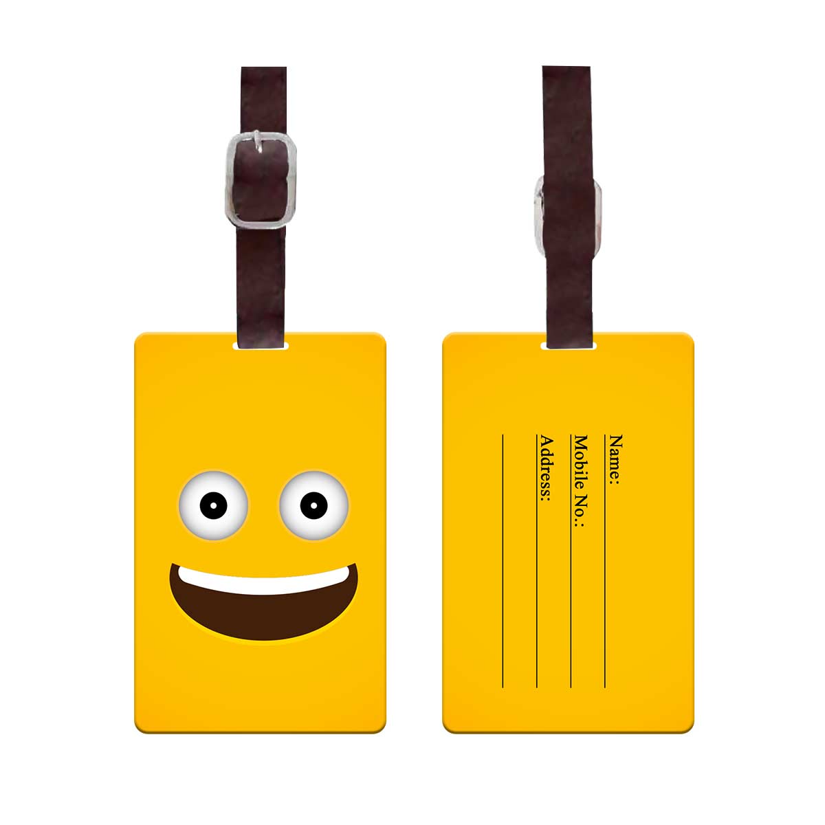 Buy Smiley Emoji Luggage Tag Online at Best Prices - Giftcart.com