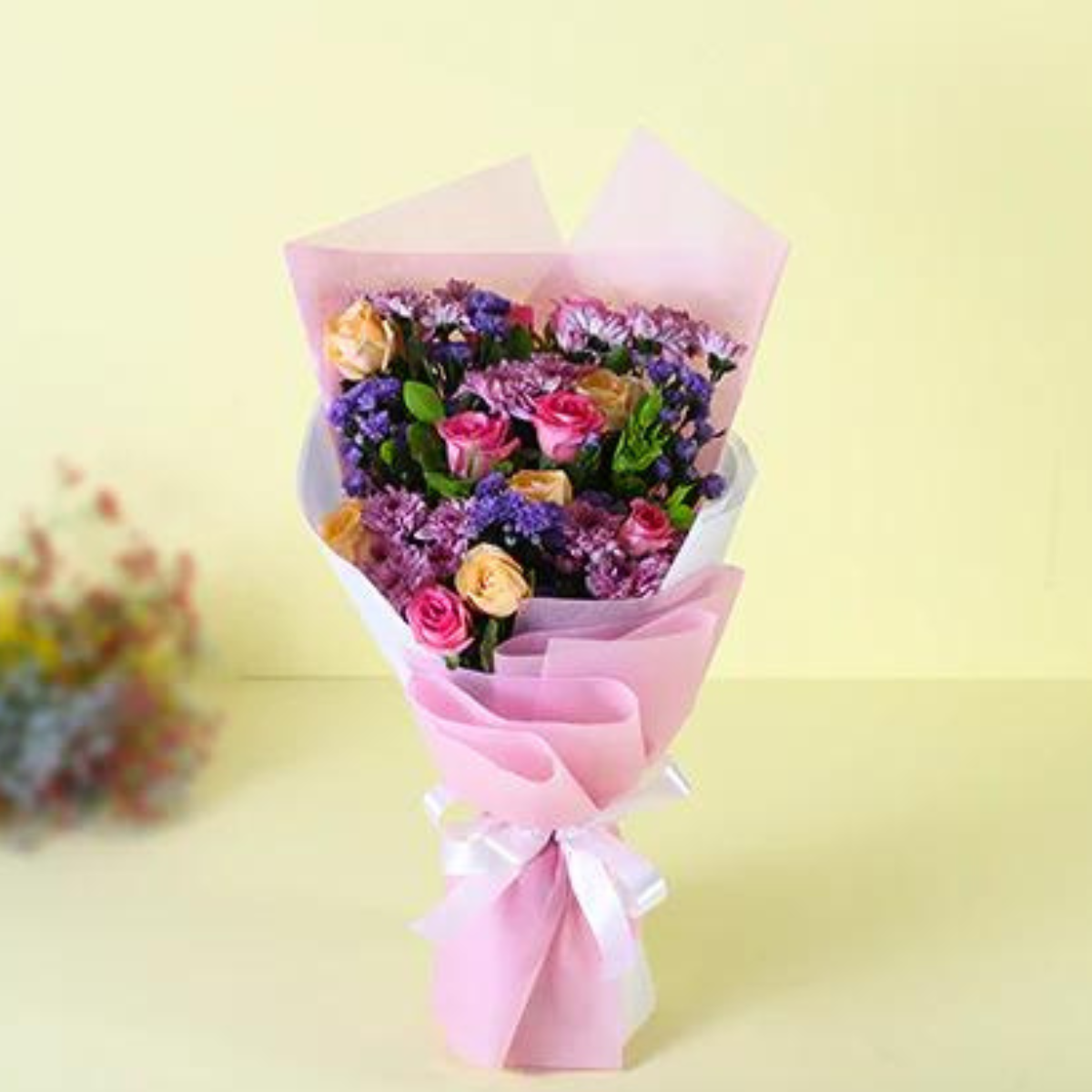 Buy Colourful Bouquet Of Mixed Flowers Online at Best Price from ...