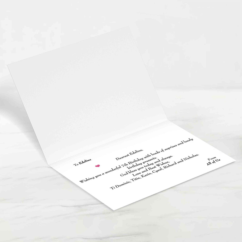 Buy Personalised Birthday Bumps Glitter Card Online at Best Prices ...