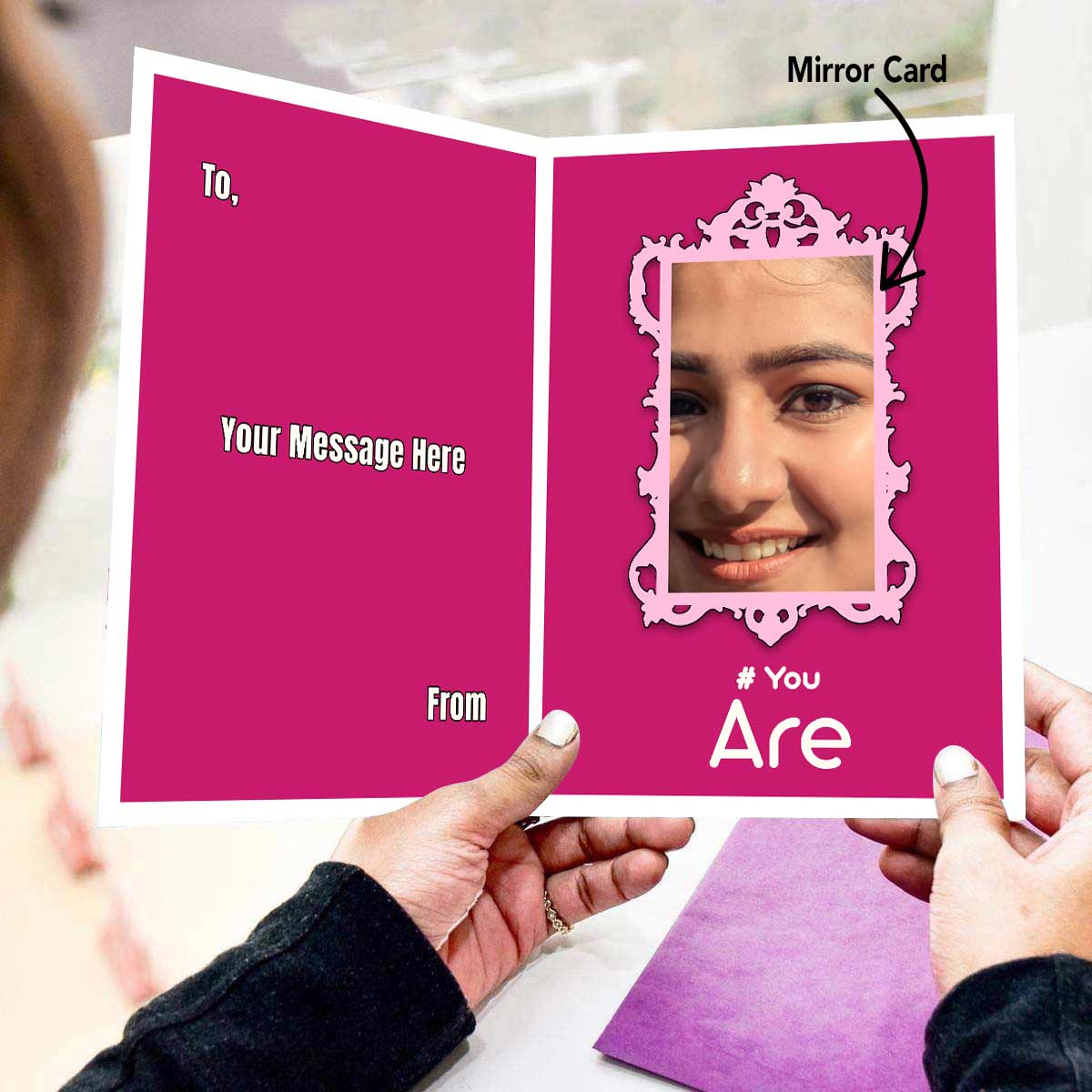 Buy Most Adorable Person Mirror Card Online at Best Prices - Giftcart.com