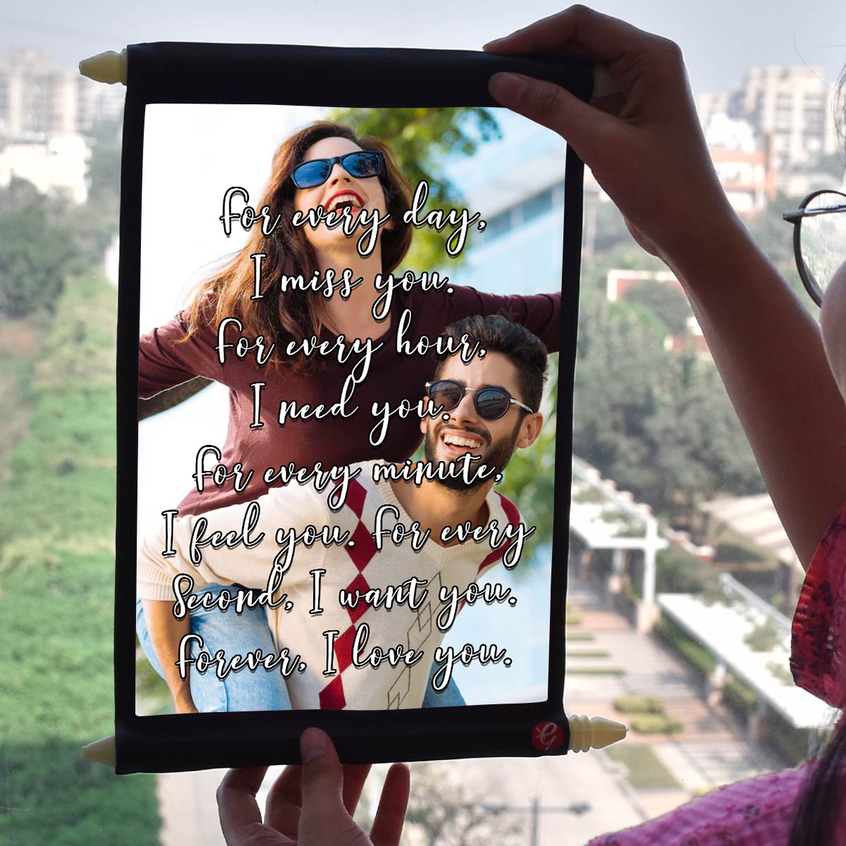 Buy Personalised Forever I Love You Scroll Online at Best Prices ...