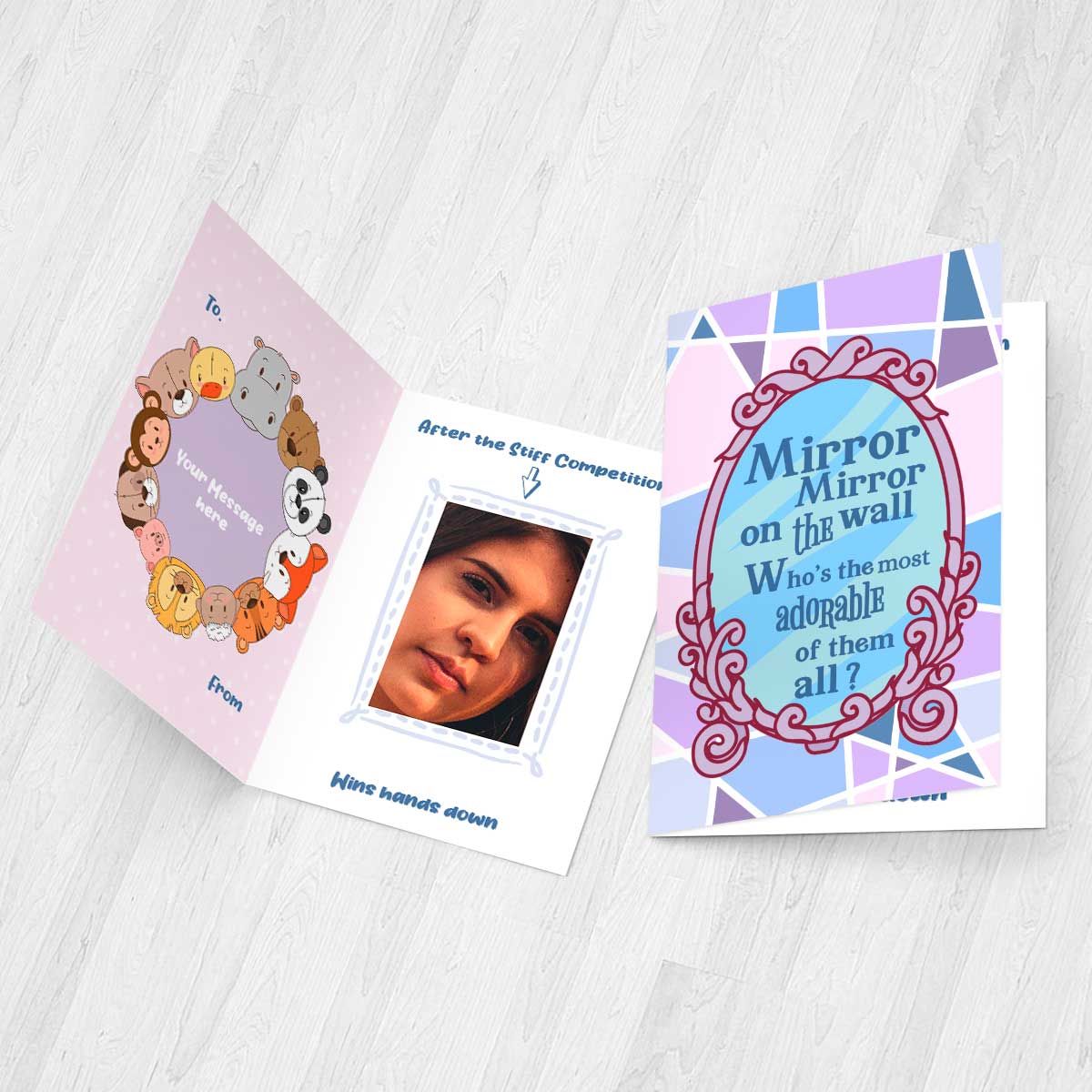 Buy Personalised Mirror Mirror on the Wall Mirror Card Online at Best ...