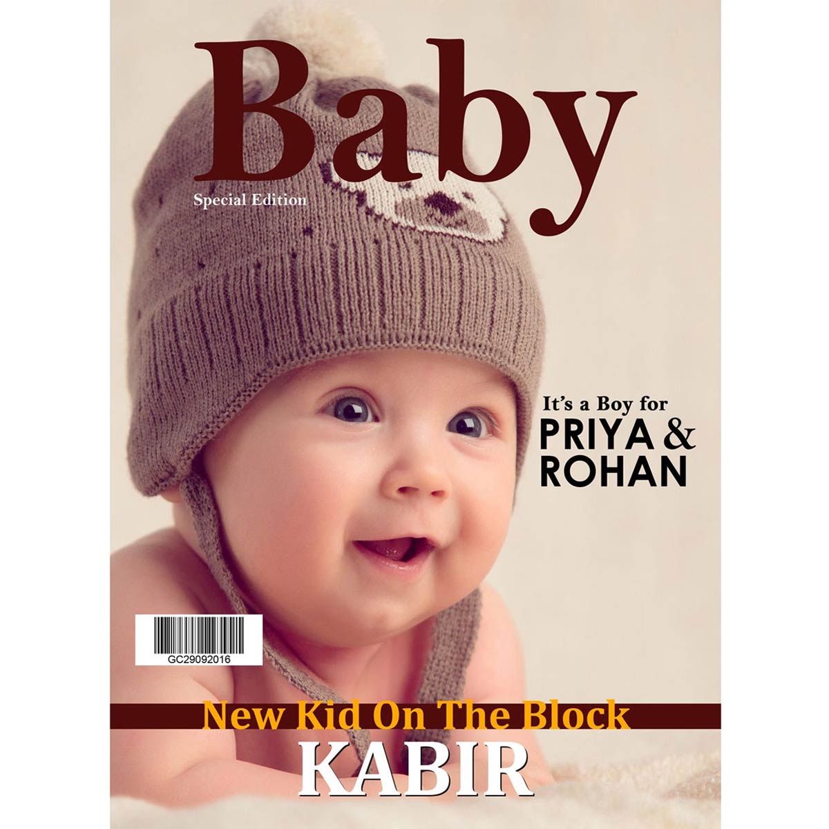 Buy Baby Personalised Magazine Cover from Giftcart.com with affordable ...