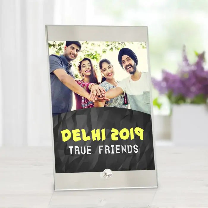 Buy Personalised True Friends Glass Frame Online at Best Prices ...