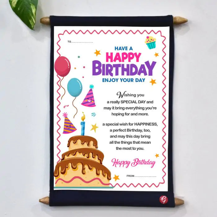 Buy Personalised Birthday Special Scroll with exciting offers from ...