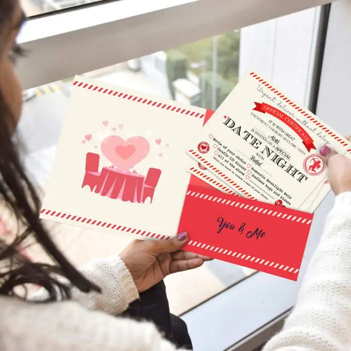 Buy Personalised Special Date Night Invite Pack of 6 Invites Online at ...