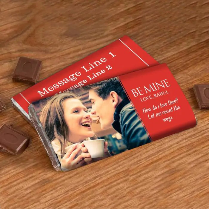 Buy Personalised Choco Bar - Be Mine from Giftcart.com at Best Prices ...