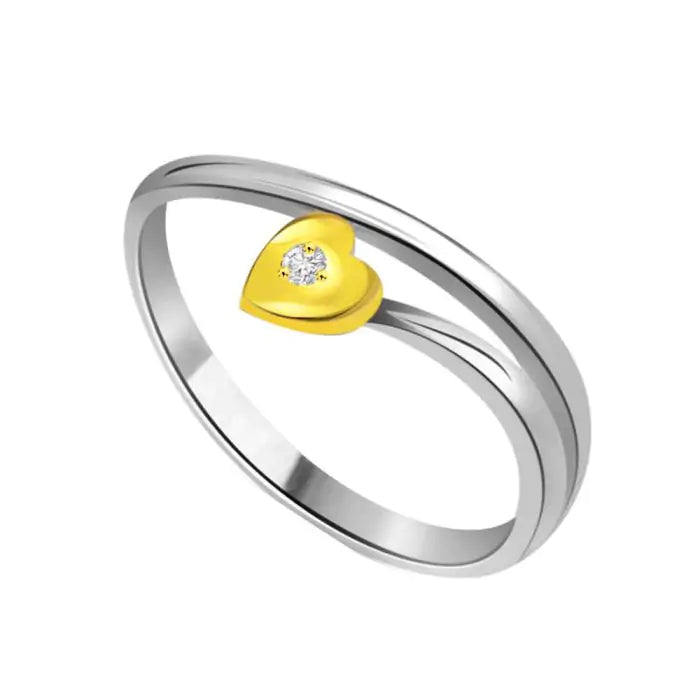 Order Surat Diamonds Little Heart Diamond Solitaire Ring online at ...
